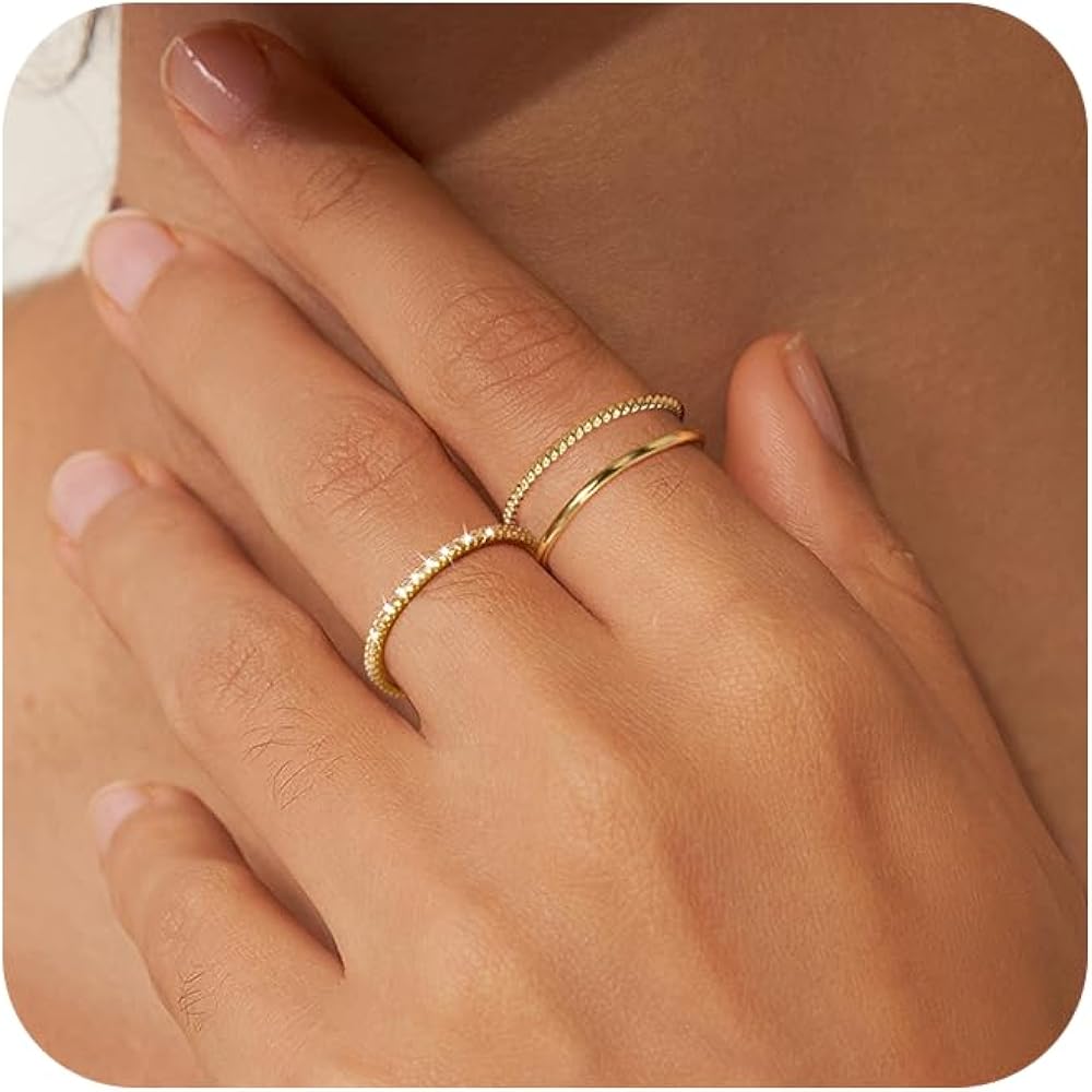 916 & 999 Slim Gold Rings | Minimal & Elegant | Chip Lee SG