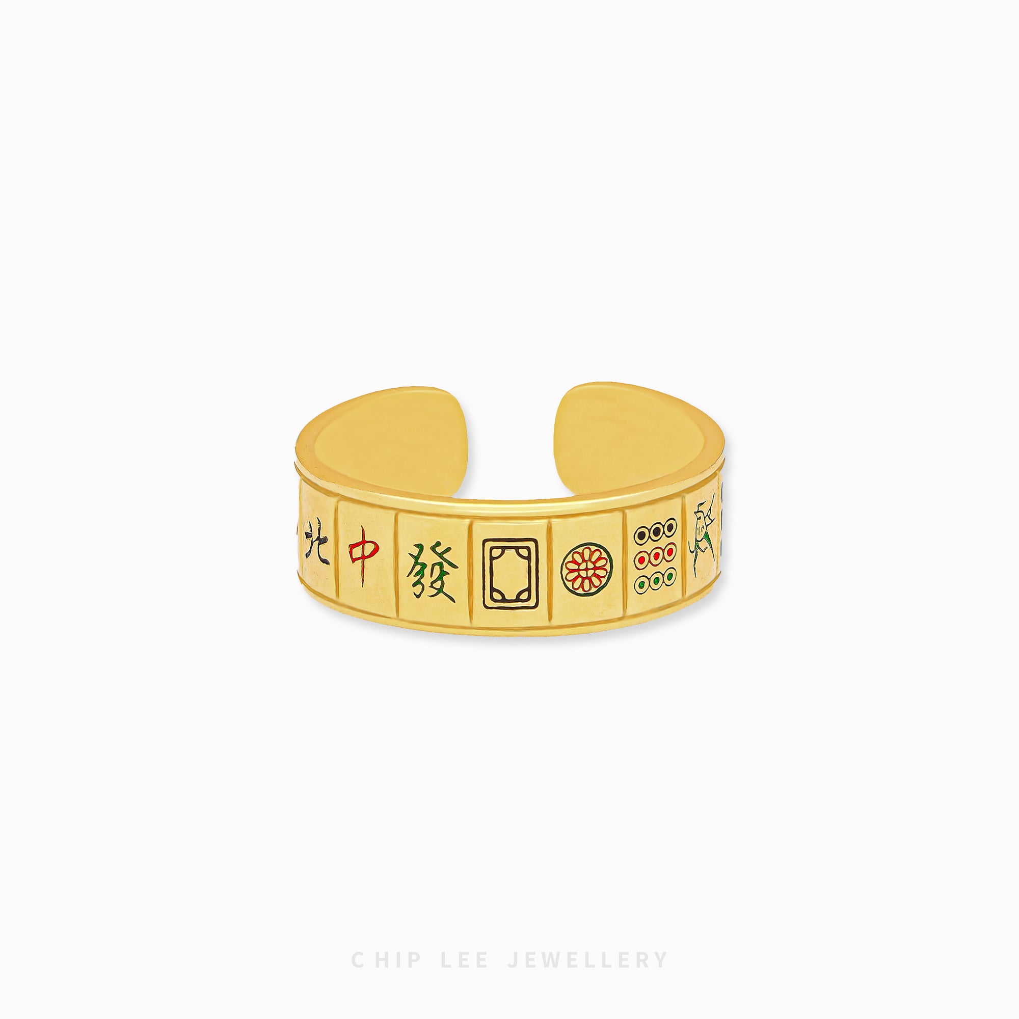 13 Wonders Mahjong Enamel Ring – Colorful Mahjong Jewellery