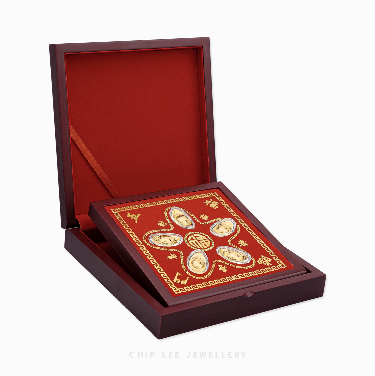 999 Pure Gold Five Blessings Ingots (五福临门) Collectables