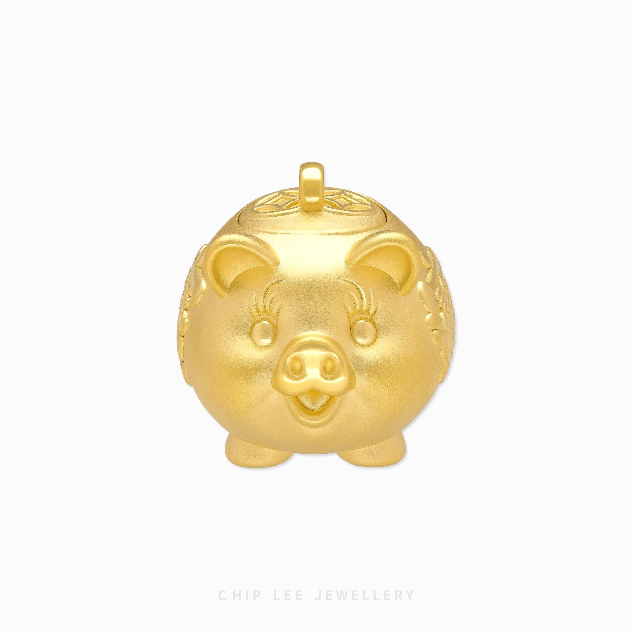 999 Pure Gold Prosperity Pig Figurine Wealth & Good Fortune