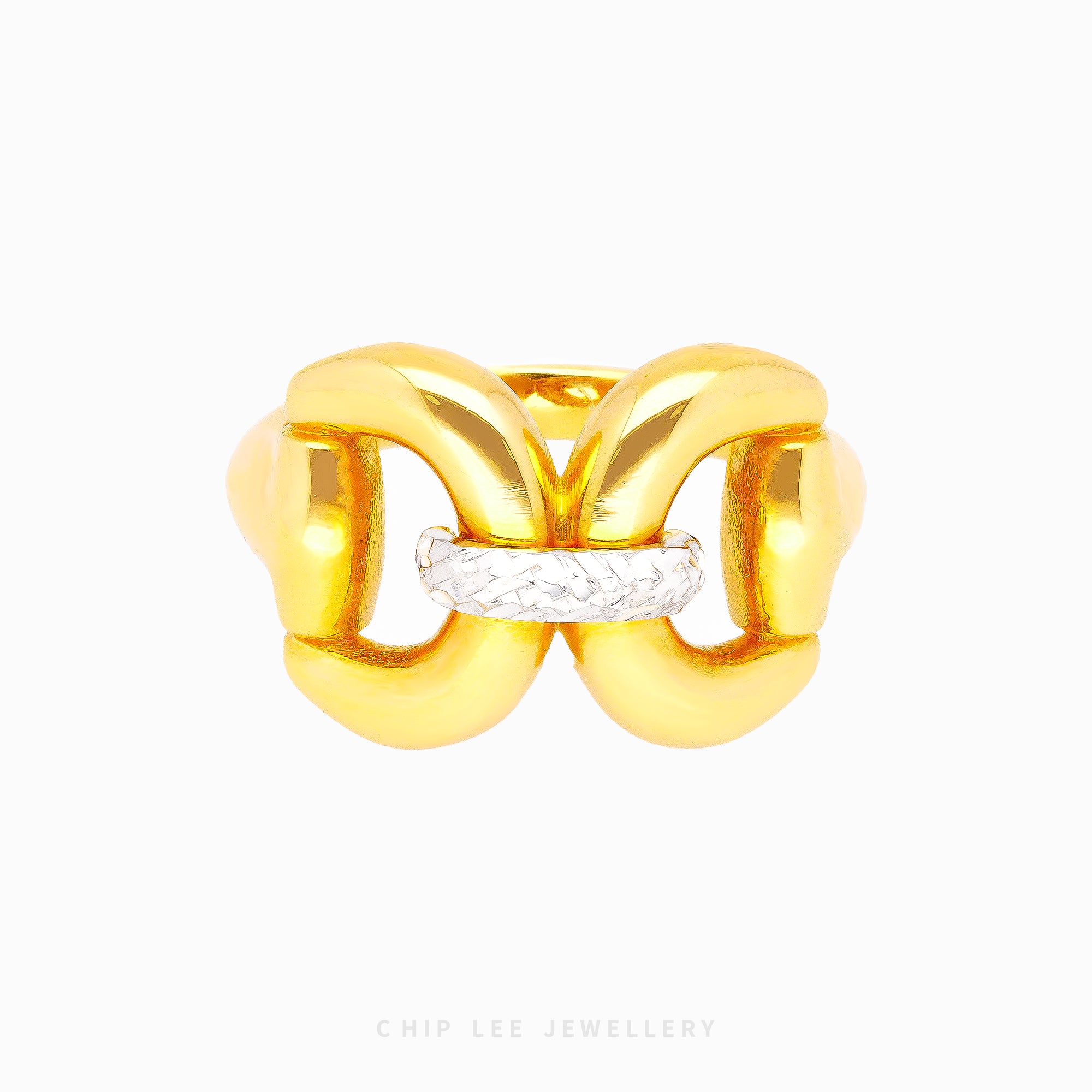 Duo Tone Loop Ring – Chip Lee Jewellery