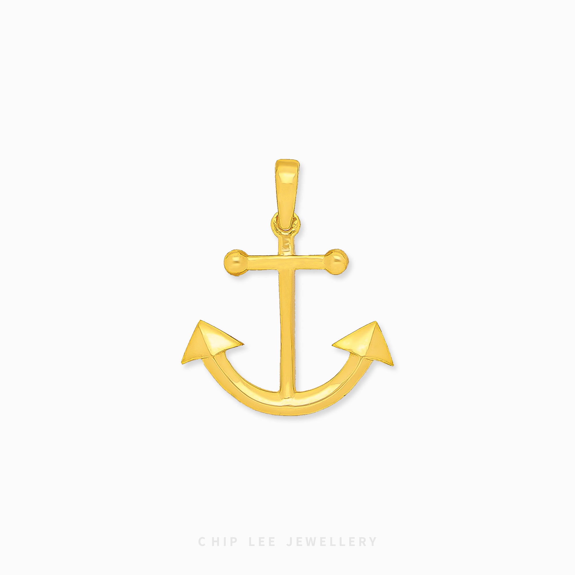Classic Anchor Pendant - Chip Lee Jewellery Pte Ltd